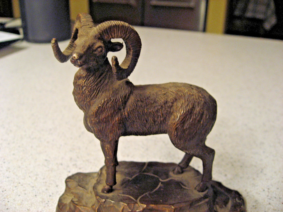 Vintage Hudson Pewter Co. H. Wilson Bighorn Sheep Pewter Figurine about ...