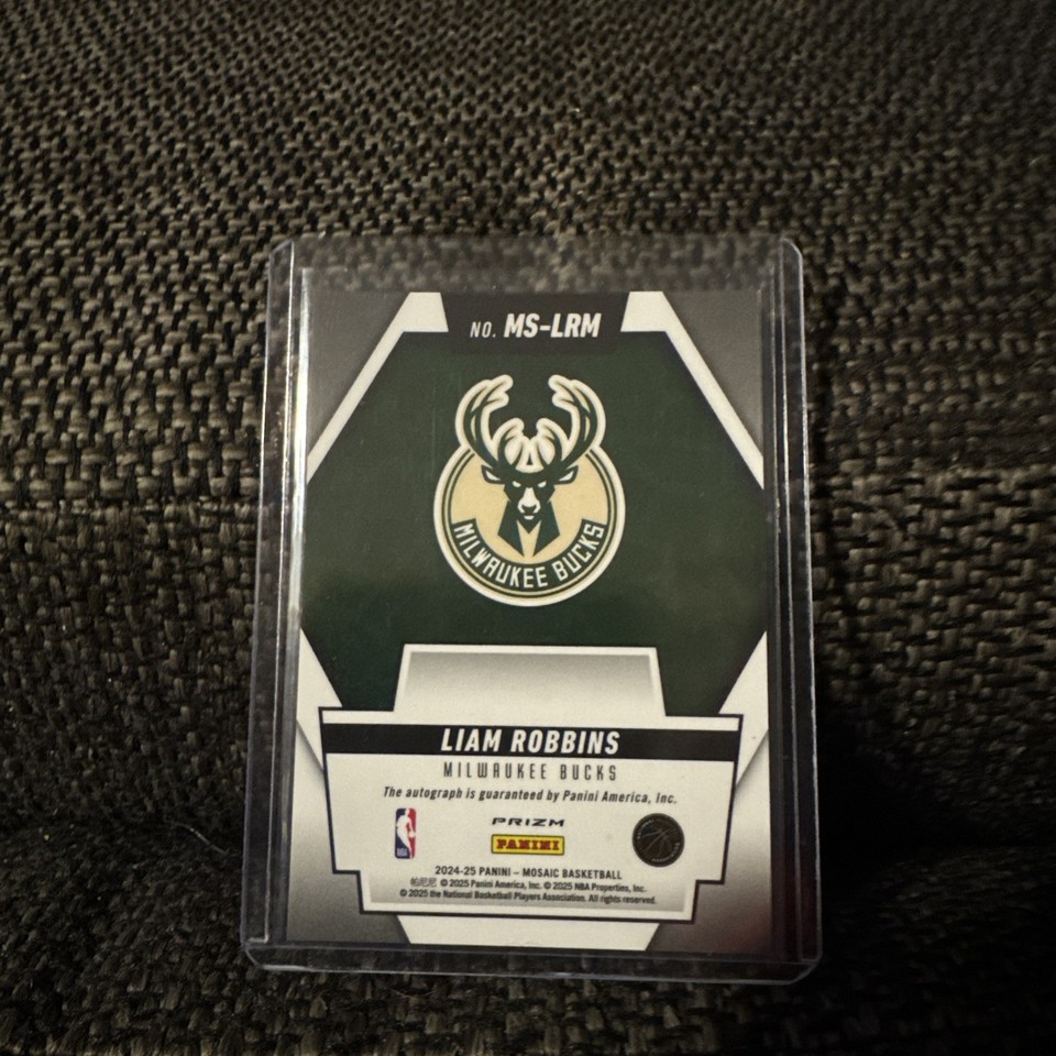 2025 Panini Mosaic - Scripts Liam Robbins, Liam Robbins Autograph ...