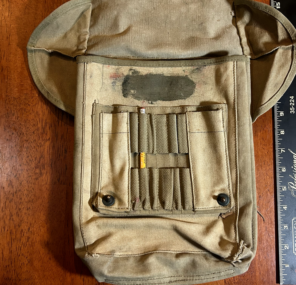WWII USMC map or dispatch case BOYT 1942 & post war Map, tactical forms ...