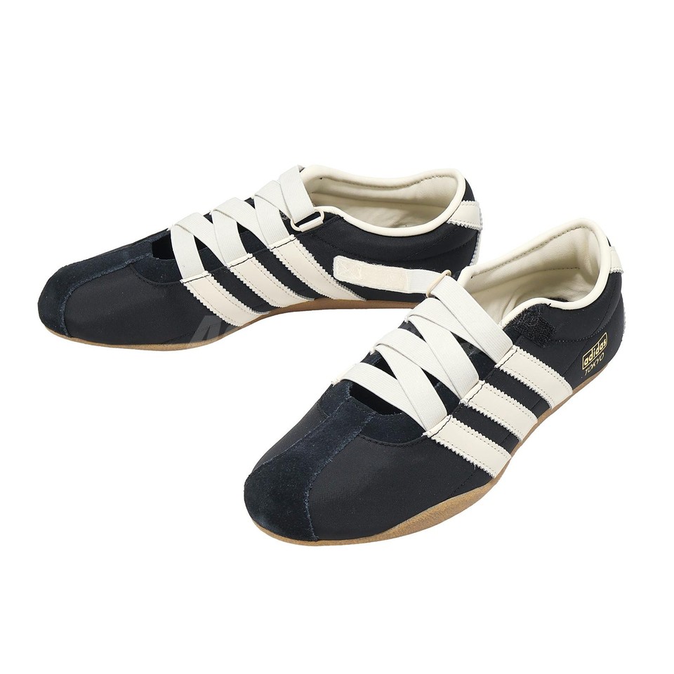 adidas Originals Tokyo MJ W Core Black Cream Gold Metallic Women Casual ...