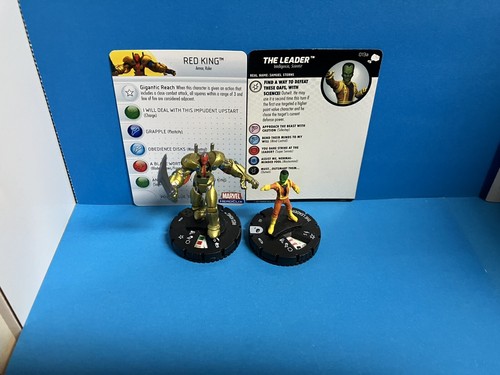 Marvel Heroclix Red King #044 SR Legacy Incredible Hulk set w/ The ...