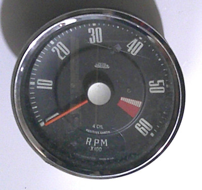 Sunbeam Alpine IV Smiths Jaeger Tachometer RVI 2404/00 Tach Used Orig ...