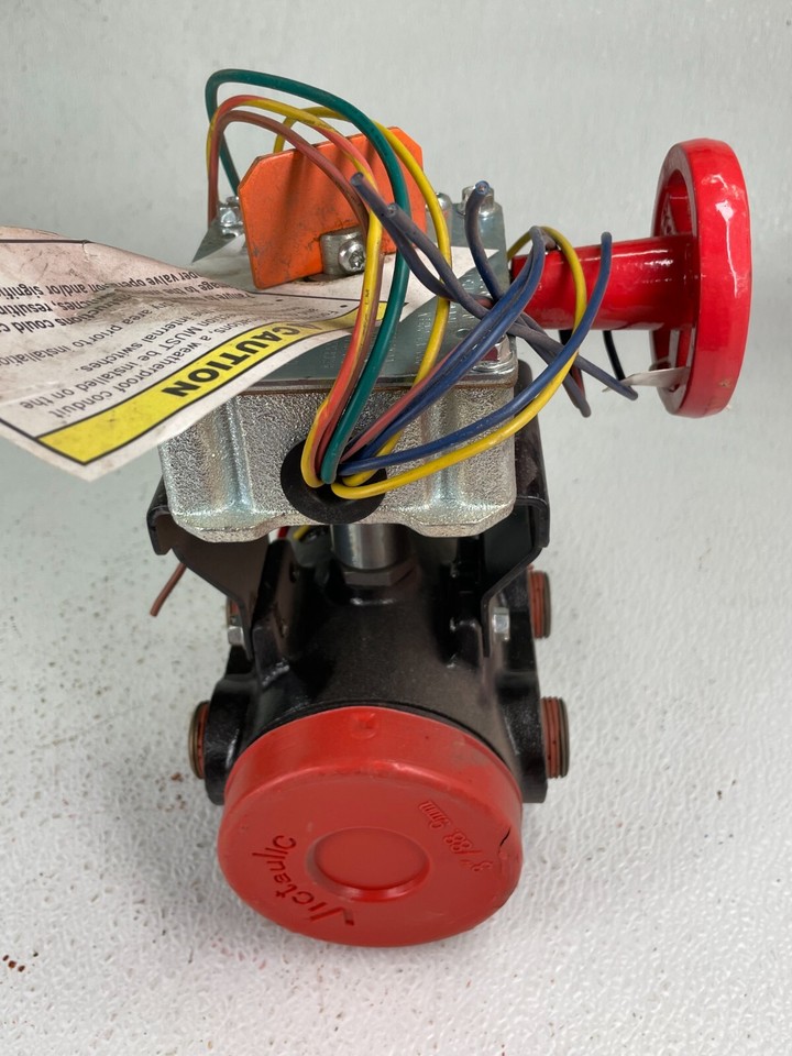 Victaulic Firelock Series 702, 3" Grooved Butterfly Valve w/ Actuator ...