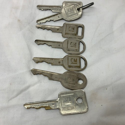 7 Vintage Keys GM Car | eBay