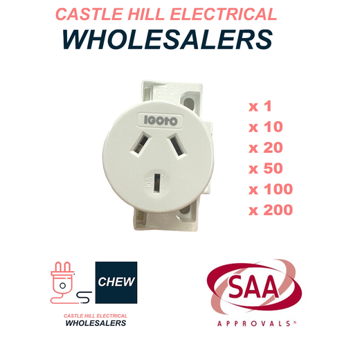 Quick Connect Surface Socket Plug Base 10A Electrical Outlet For LED Downlight | eBay Australia