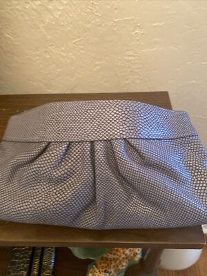 Lauren Merkin Gray Clutch | eBay