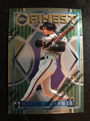 1995 Topps Finest #325 Giants Mike Benjamin Baseball Card | eBay