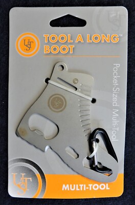 Boot Tool-A-Long Metal Multi-Tool w/ Carabiner Ultimate Survival ...