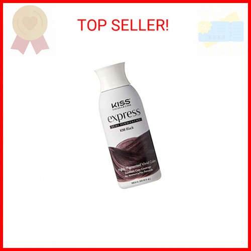 Kiss Express Semi-Permanent Hair Color 100mL (3.5 US fl.oz) (1 Count ...