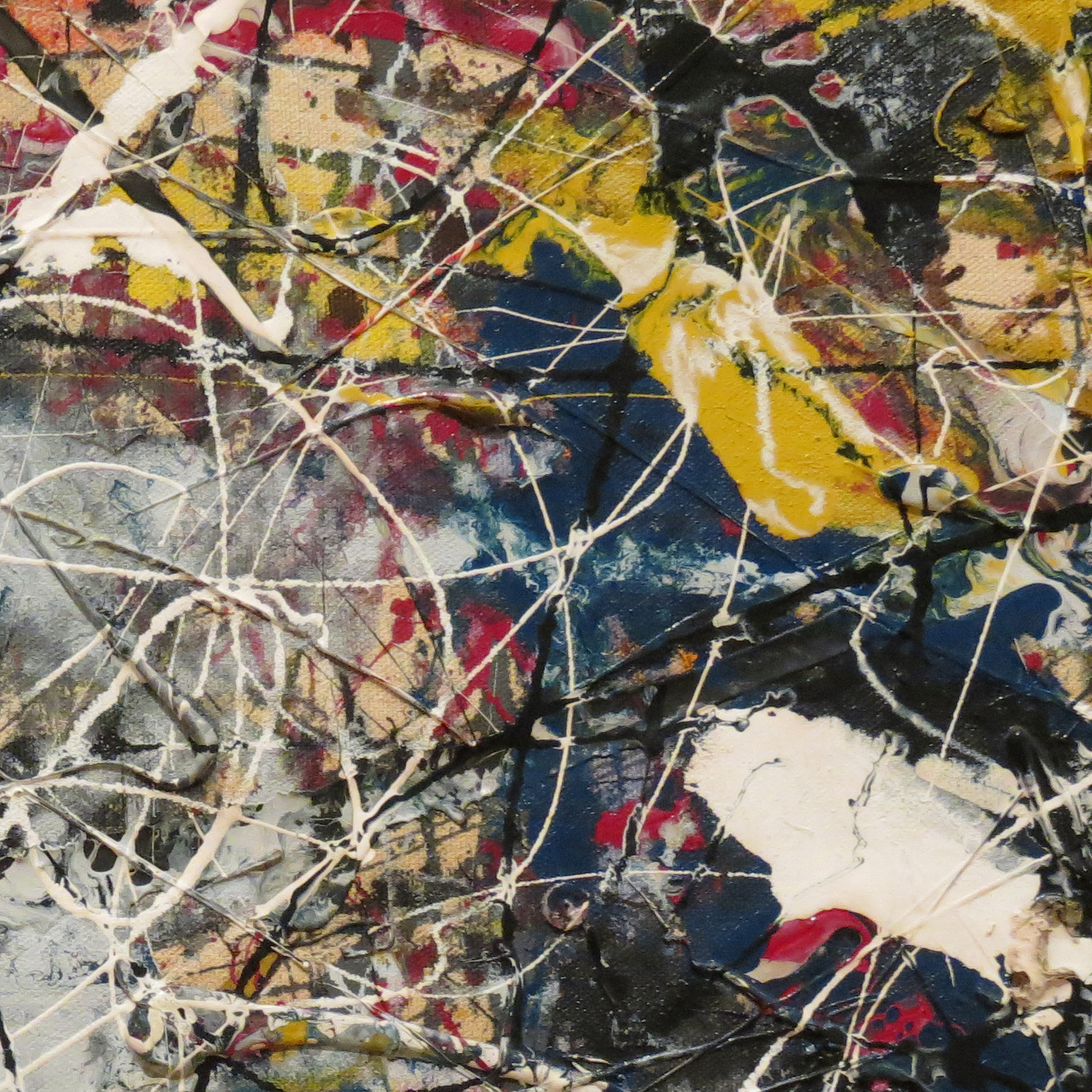 40W"x30H" NUMBER 17A (DETAIL) 1948 by JACKSON POLLOCK - DRIP CHOICES of ...