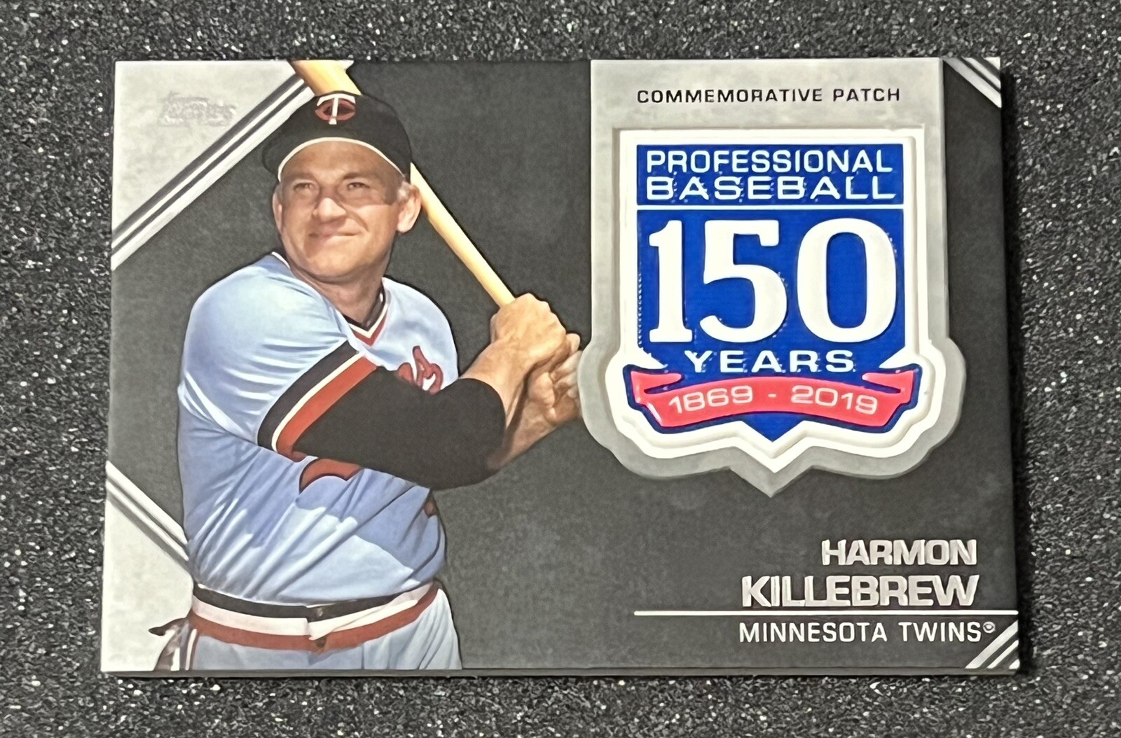 2019 Topps Harmon Killebrew Commemorative Patch Card Minnesota Twins ...