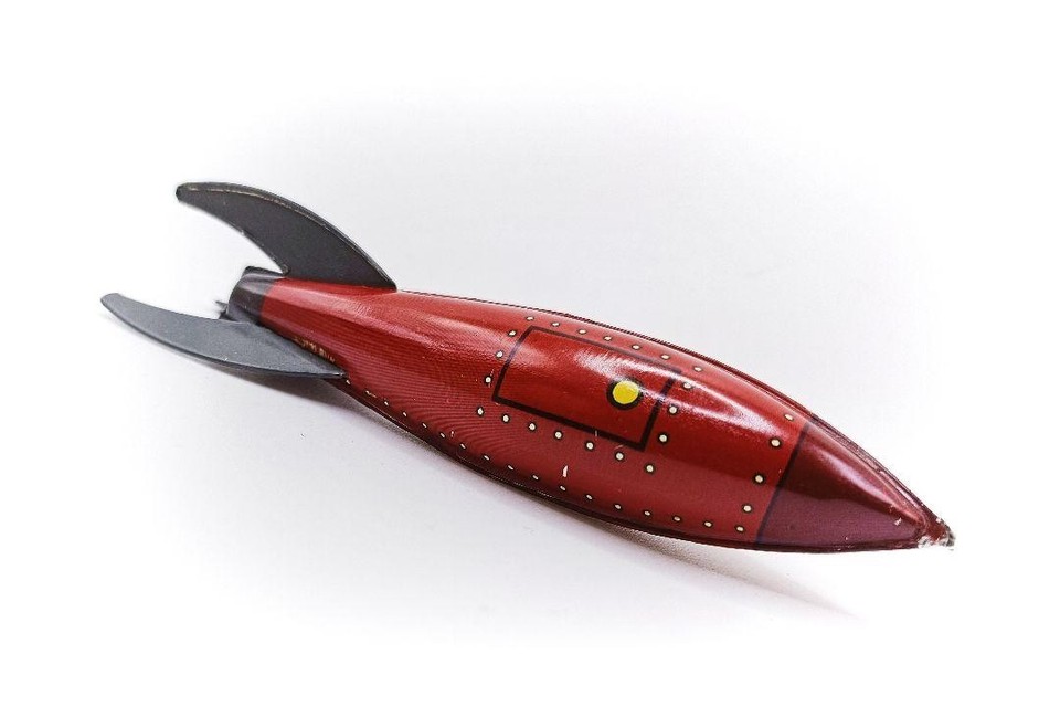 Vintage Tin Toy Rocket Showa Retro | eBay