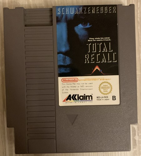 Total Recall – Nintendo NES Modul – PAL – Schwarzenegger – getestet ...