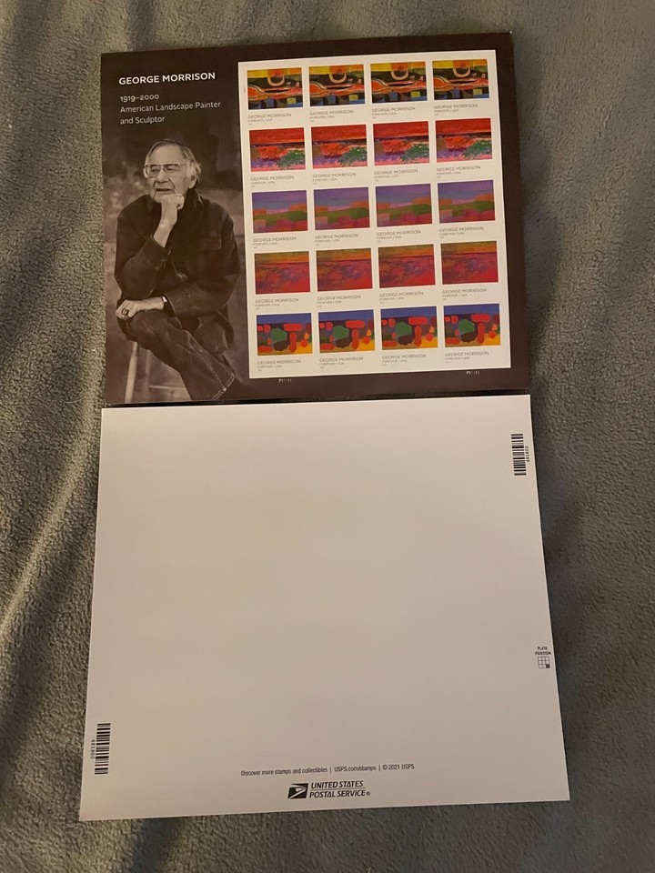George Morrison - US Forever Stamp Book of 20 ea-Free Shipping | eBay