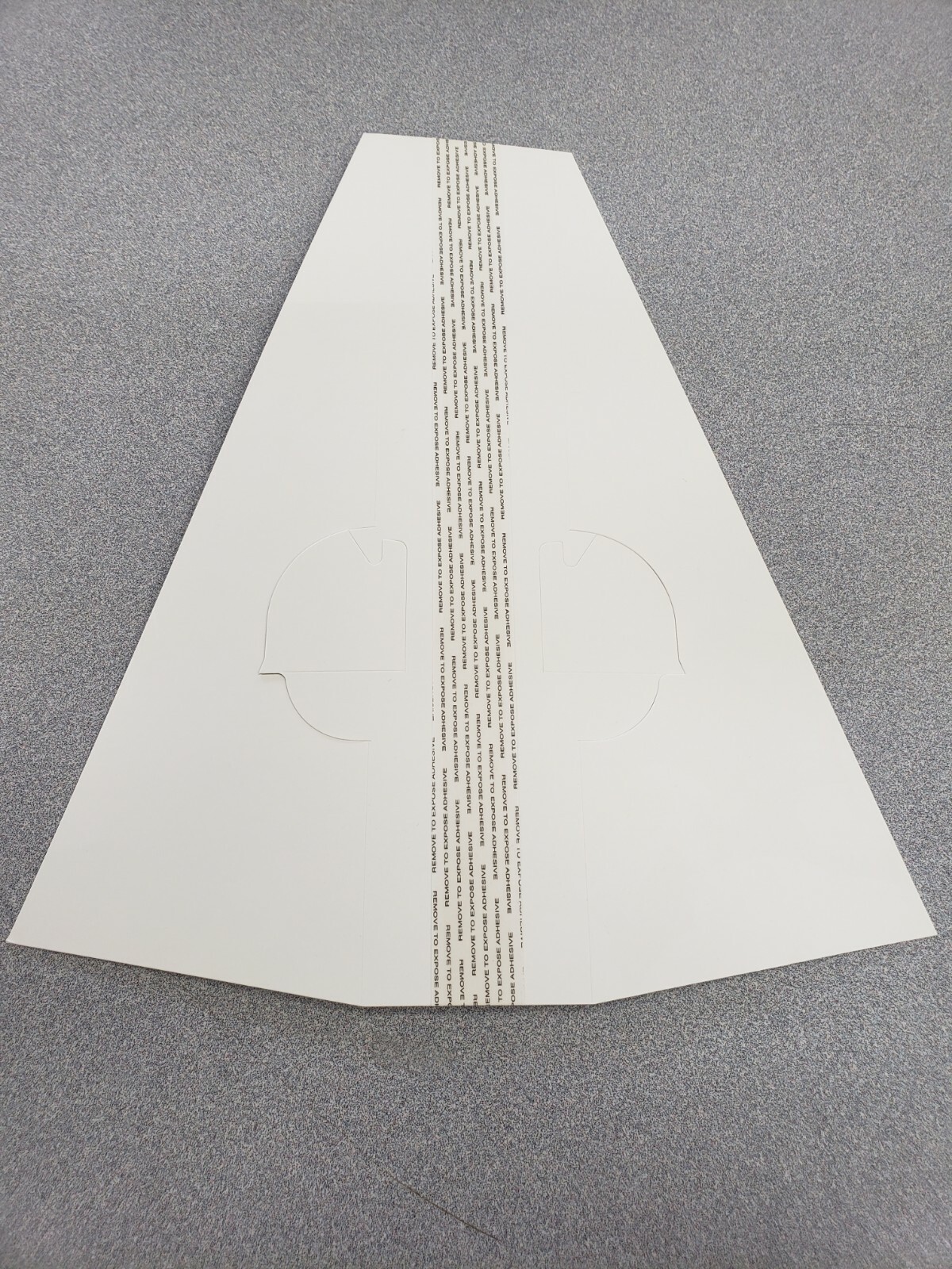 Self-Stick Chipboard Easel Backs 50/Pkg-White Double-Wing 12" | eBay