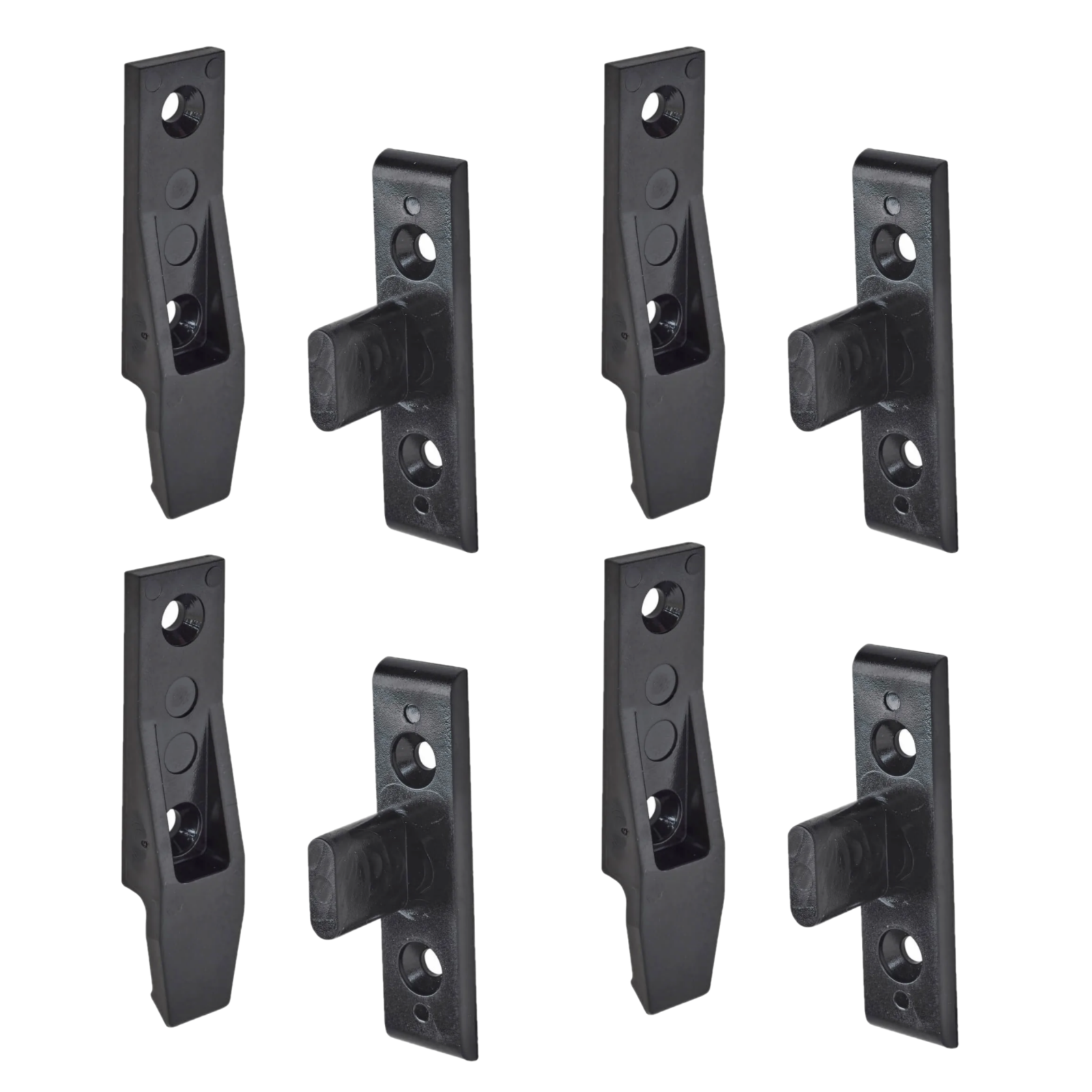 Keku Pack of 10 EH Drop On/Hook On Push In Fitting Press Fit Panel Clip ...