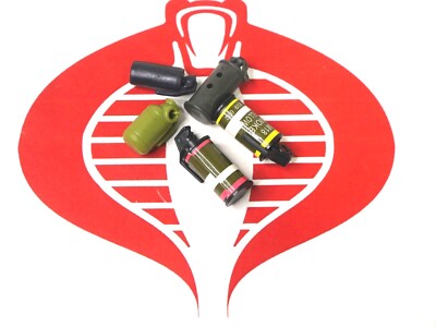 GI Joe Weapon Smoke Gas Grenade Lot 1:6 Original Figure Accessory | eBay