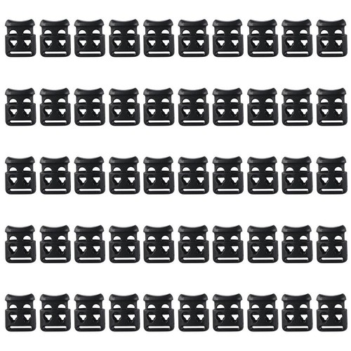 Black Drawstring Clip Plastic Shoelace Clips Cord Locks for Gloves | eBay