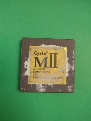 Cyrix MII 333 GP Pins Bent | eBay