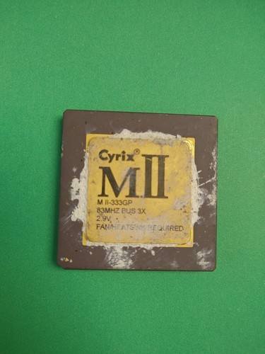 Cyrix MII 333 GP Pins Bent | eBay