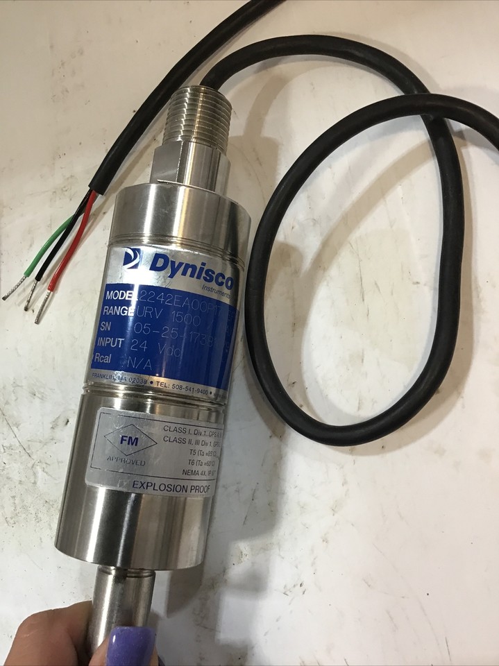 Dynisco Instruments 2242EA00P17CEFFACAZZ Transducer Exploration Proof ...