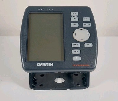 Garmin GPS 128 Marine Navigator Boat Chart Plotter - In Very Good ...