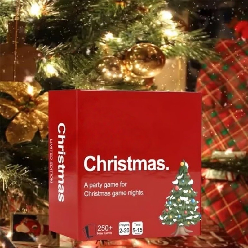 Christmas Game Cards, A Party Card Game for Christmas Game Night, Board ...
