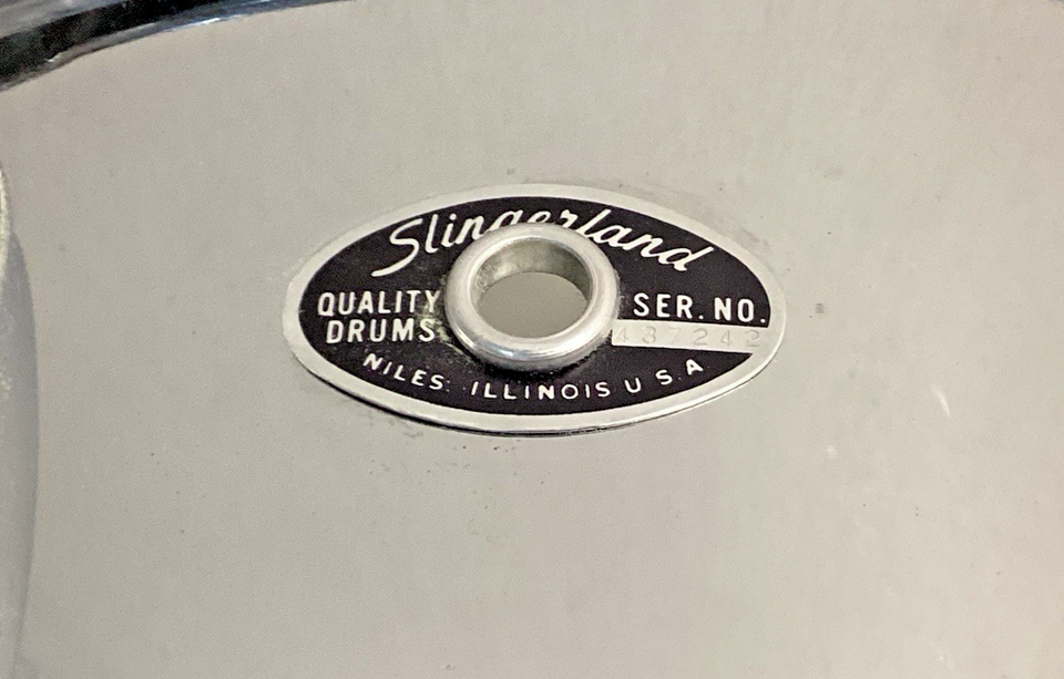 Slingerland 5 x 14 Chrome Snare Drum 8 Lugs Niles # 437242 | eBay
