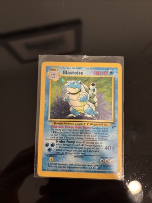 Pokemon Blastoise Base Set 2 (2nd Edition) RARE HOLO 2/130 | eBay
