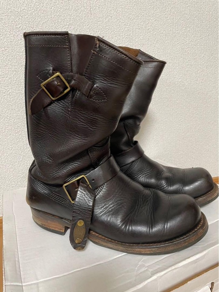 SANTA ROSA Boots Engineer Boots Brown Core THC Leather Brown Size 10 | eBay