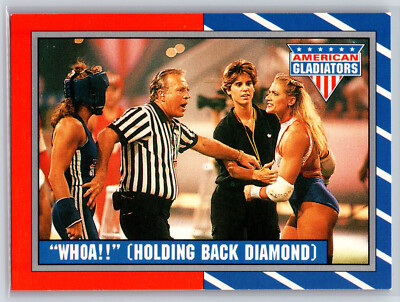1991 Topps American Gladiators Whoa Holding Back Diamond #9 | eBay