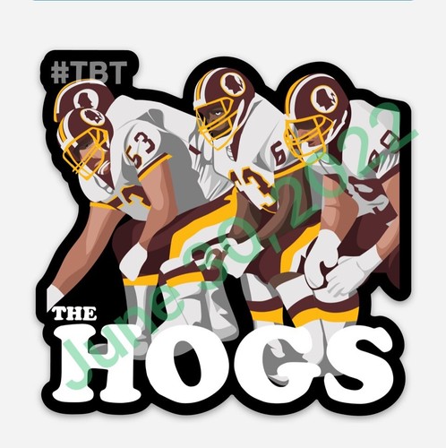 The Hogs #Tbt MAGNET - Washington Redskins Die Cut Vinyl NFL Vector ...