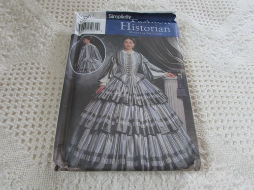FABULOUS SIMPLICITY PATTERN 9761 FASHION HISTORIAN CRINOLINE COSTUME 2 ...
