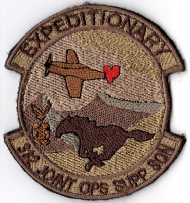 US Military Patch 4" 332 Joint Ops Support Redtails w/hook & pile | eBay