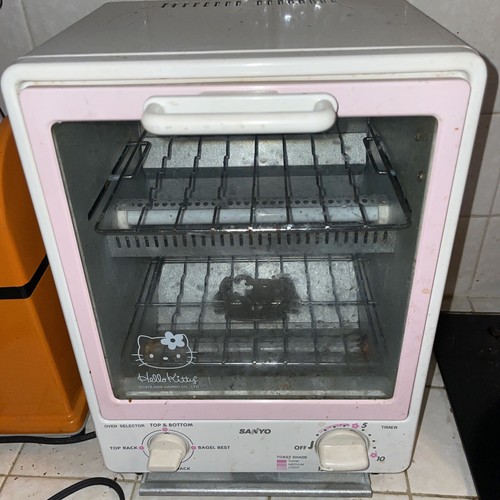 Hello Kitty SANRIO Oven Toaster SANYO Pink Bagel Best Rare | eBay