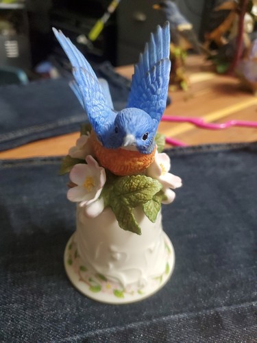 Lenox Bluebird Porcelain Bell. 1991. 5" Tall. Perfect Condition! | eBay