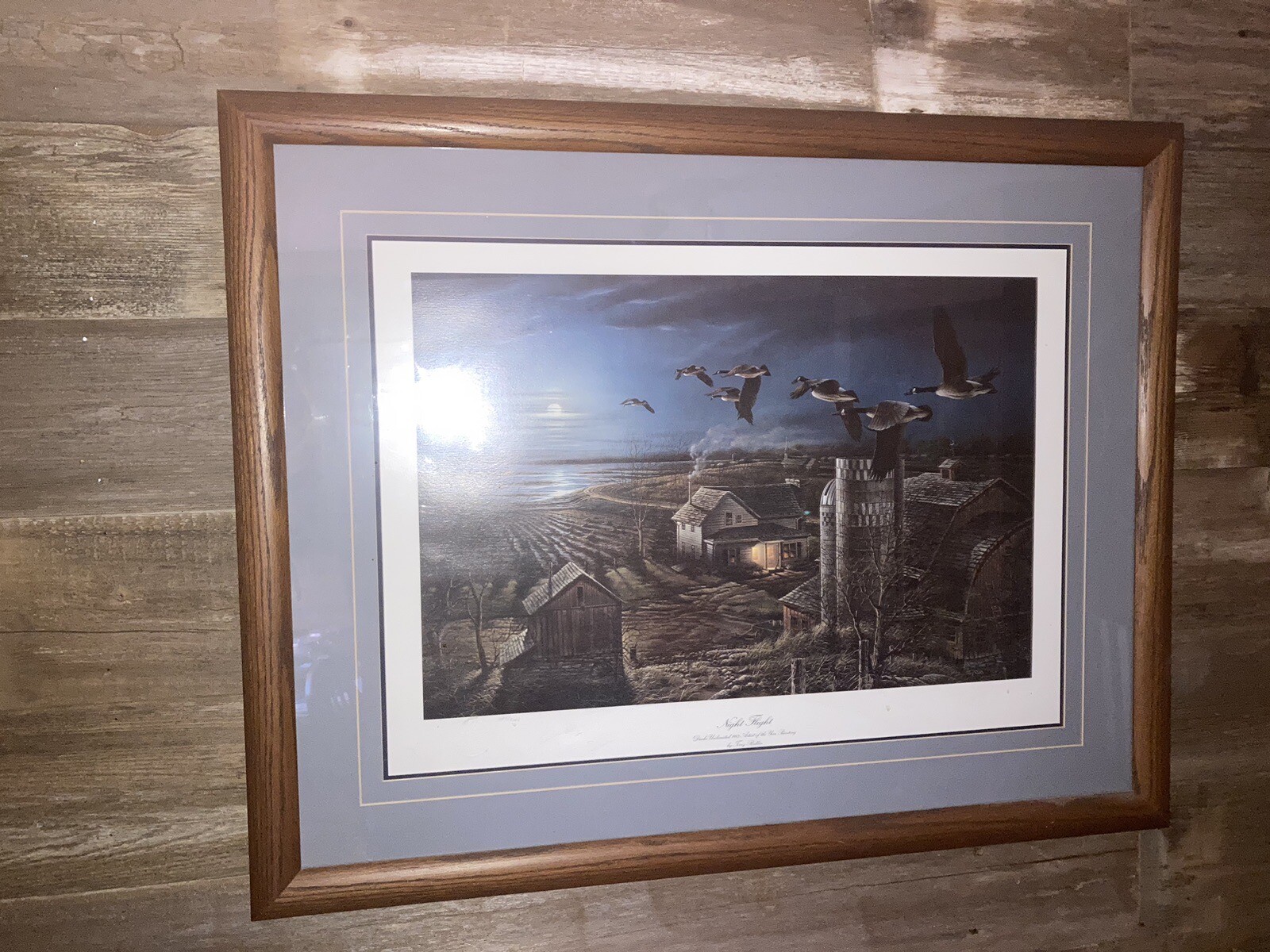 Terry Redlin Night Flight Ducks Unlimited Wildlife Art Print Signed | eBay