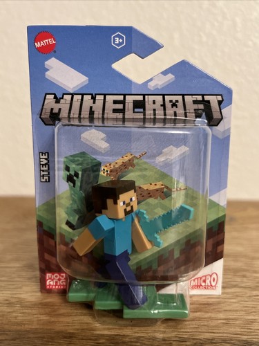 STEVE MINECRAFT MATTEL 2” ACTION FIGURE PLASTIC TOY (NEW) | eBay