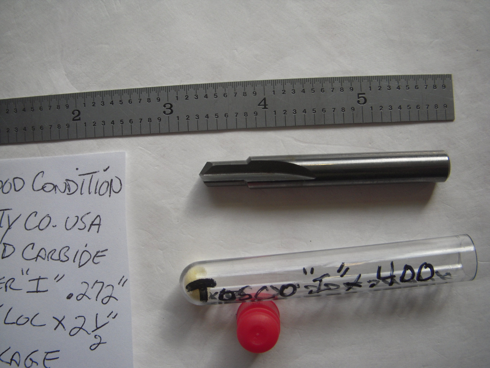 TOOL SPECIALTY USA SOLID CARBIDE HI-ROC DRILL LETTER "I" X .400" LOC X ...