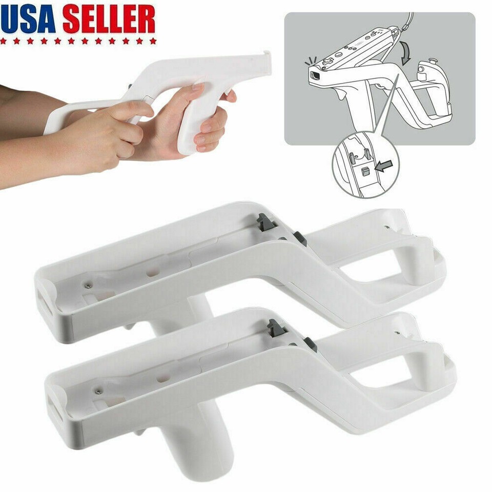 2PCS Zapper Gun for Nintendo Wii Remote Wiimote Controller New | eBay