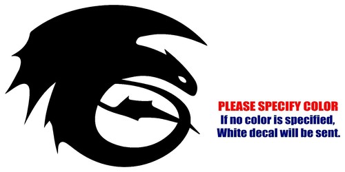 Toothless Train Dragon Graphic Die Cut decal sticker Car Truck Boat ...
