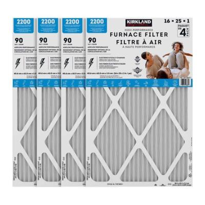 Kirkland Signature 2200 High Performance Furnace Filters, 4-Pack | eBay
