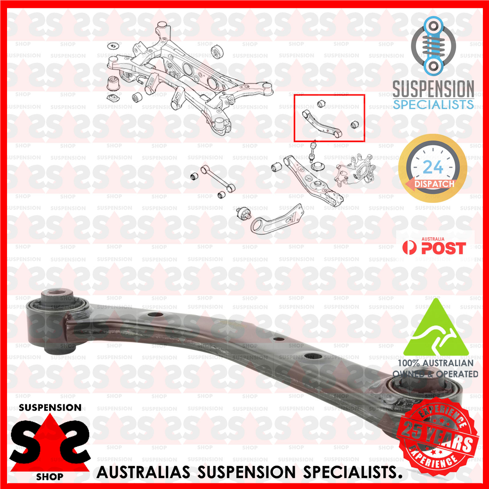 Rear Axle Upper Control/Trailing Arm, Wheel Suspension Suit HYUNDAI ...