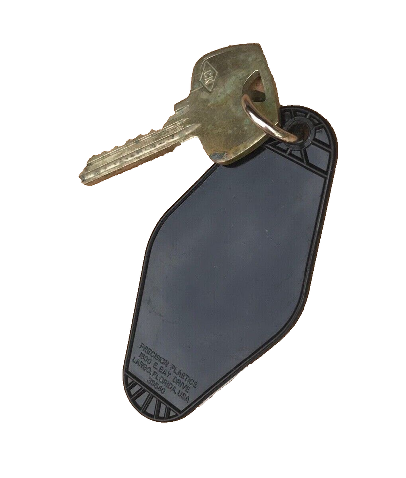 Vintage Knights Inn Cromwell CT Hotel Key & Fob #119 Black Plastic ...