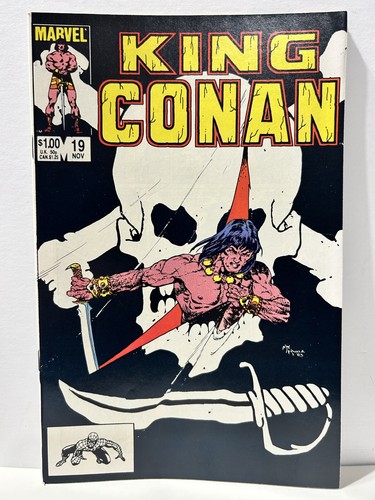 Marvel Comics - King Conan Nov 1983 #19 - Bones and a Blade VF/NM | eBay