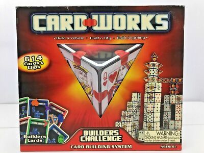 Card Works Builders Challenge Card Building System Game NEW | eBay