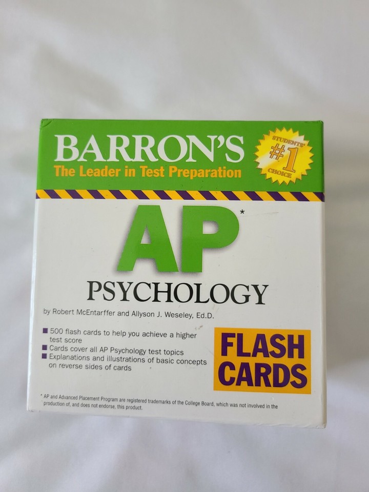 Barrons ap psychology flashcards | eBay