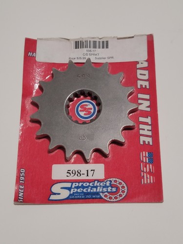 17T C/S SPROCKET SPECIALISTS 598-17 TRIUMPH SPEED TRIPLE DAYTONA | eBay
