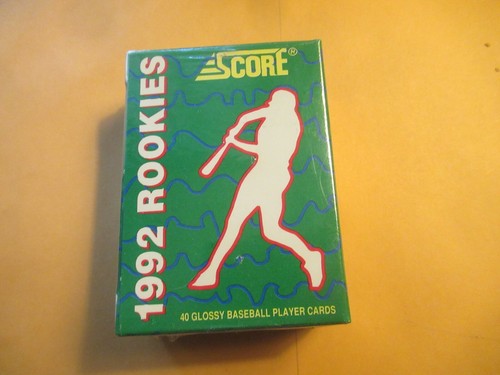 1992 SCORE BASEBALL ROOKIES 40 GLOSSY CARD SET IN FACTORY BOX jim thome ...