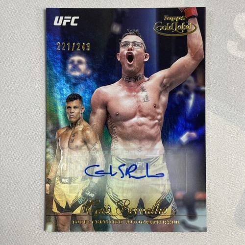 2024 Topps Gold Label UFC Gold Label Auto Caio Borralho /249 | eBay